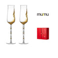 MUMU Handmade Bamboo Series Wine Glasses with Wine Decanter – Goglasscup